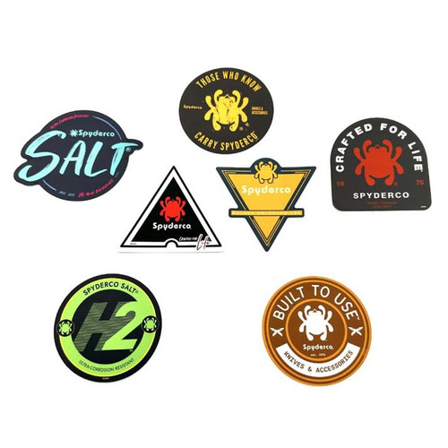Spyderco Sticker #03 (Assorted) [1 Random Sticker] - Pure Blades