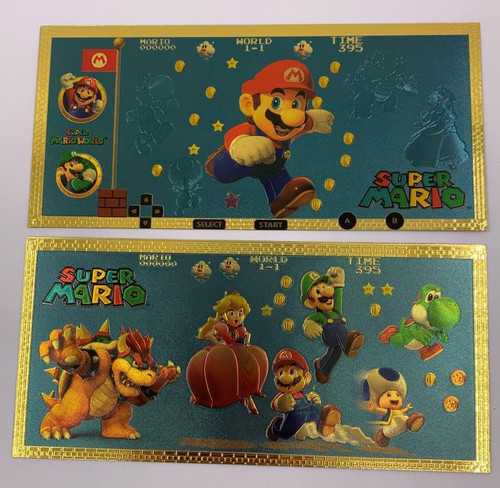Super Mario (Mario) Souvenir Coin Banknote - Pure Blades