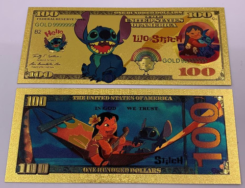 Disney (Stitch) Souvenir Coin Banknote - Pure Blades