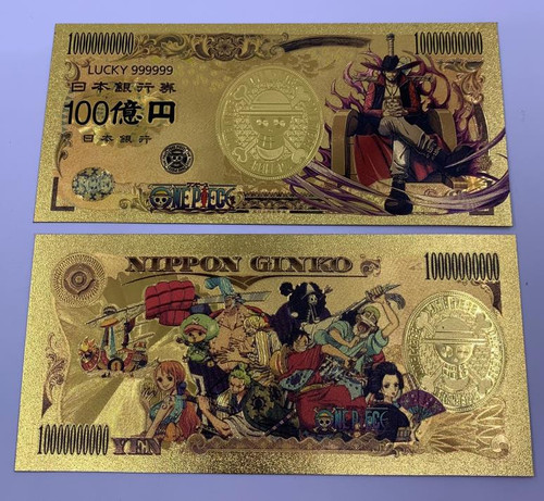 One Piece Anime (Mihawk) Souvenir Coin Banknote - Pure Blades