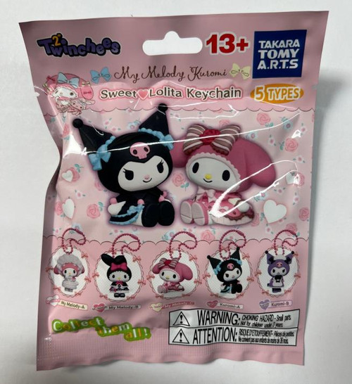 Blind Bag - My Melody Kuromi Sweet Lolita Keychain Mystery Pack [1 ...