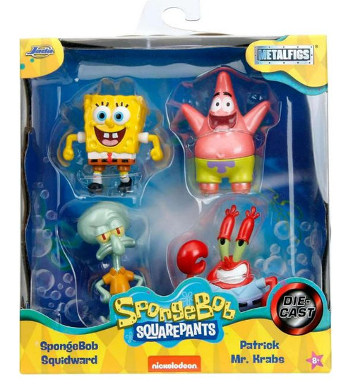 Metalfigs 2.5" - Spongebob Squarepants (4 Pack) [Metal Die-Cast] - Pure ...