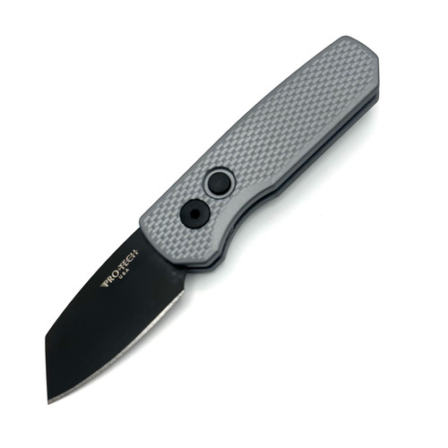 Pro-Tech Runt 5 Grey Reverse Tanto (1.90" DLC Black MagnaCut) R5406 ...