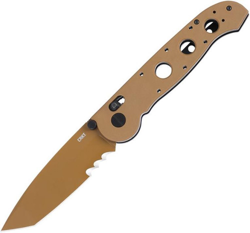 CRKT - M16-14XD Tanto Crossbar Lock Tan Grivory Pocket Knife [4" Tan ...