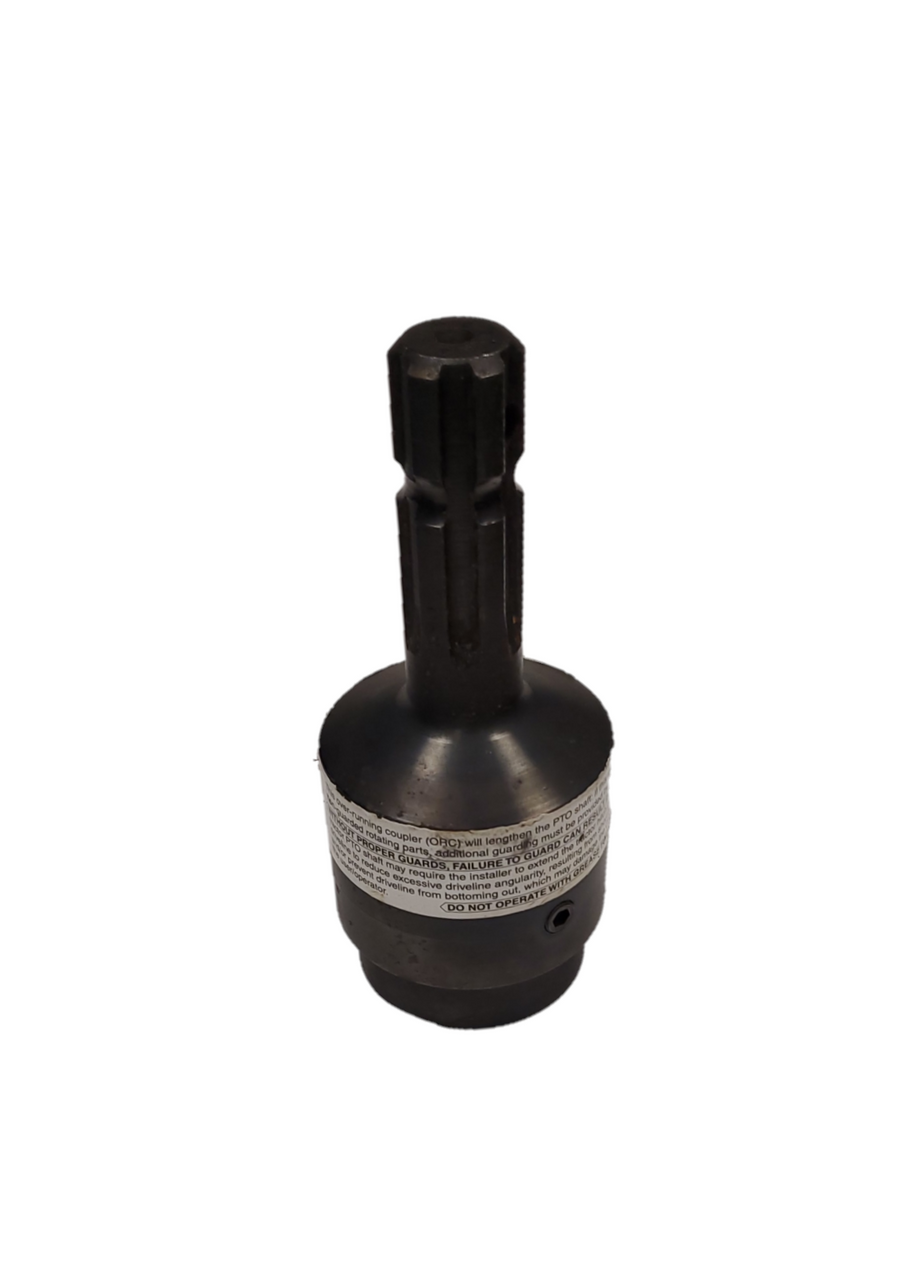 Over-Running Coupler 1-1/8" 6 Spline Male & Female Extends PTO 4-3/4 ...