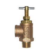 Pressure Relief / Regulating Valve, Brass, 3/4" MNPT Inlet x 3/4" FNPT ...