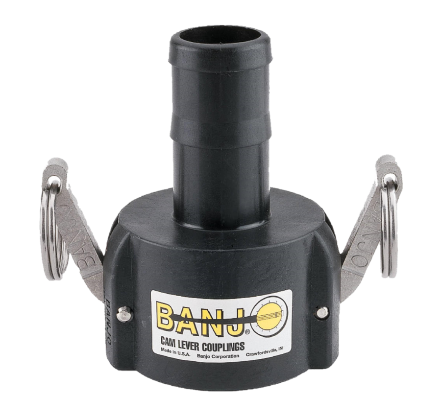 Banjo Poly Cam Lever Coupling 3/4" Female Coupler x 3/4" Hose Barb Max ...