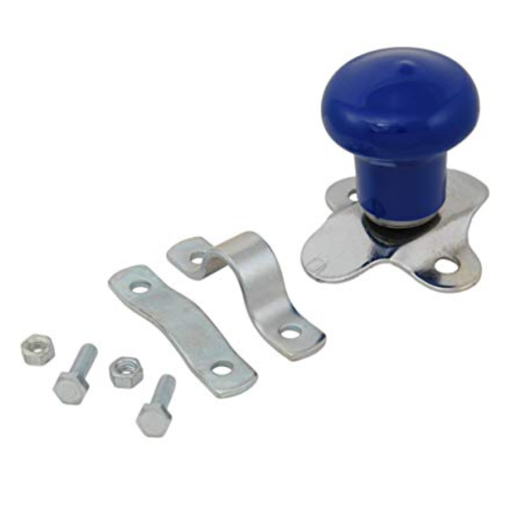 Universal Aluminum Steering Wheel Spinner Coated in Blue Plastic | 0956 ...