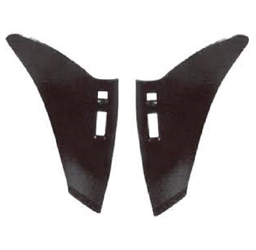 Turn Shovel Sweeps 6" x 10" x 3/16" Thickness x (2) 7/16" Bolt Holes (1 ...