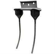 5 of Double Rubber Mounted Rake Teeth 7.25" Tine x 5/16" Bolt Hole w/ 0 ...