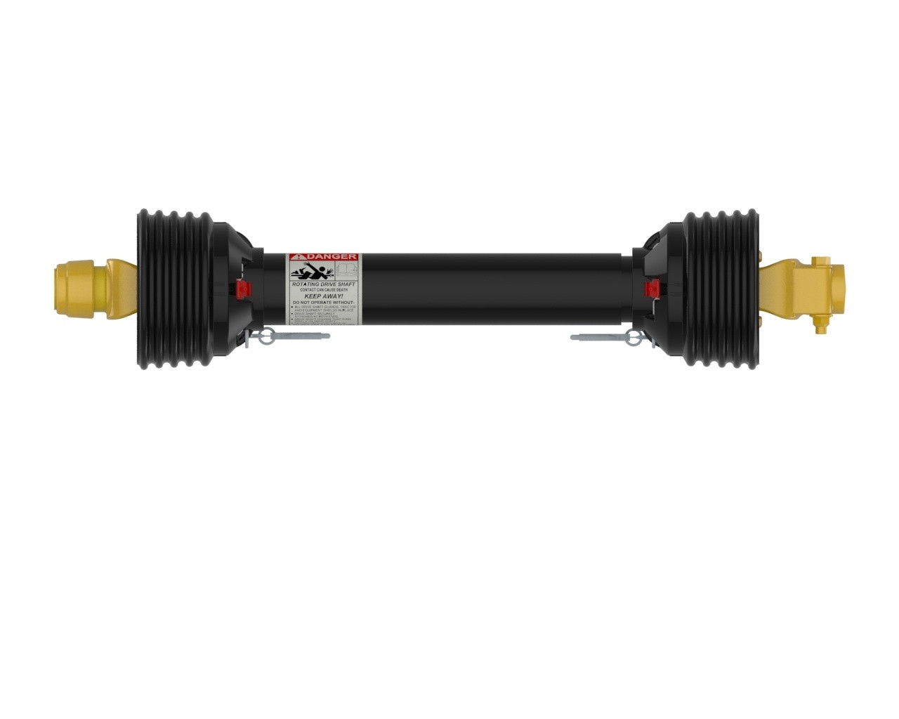 Weasler 35" Complete PTO Driveline 1-3/8" 21 Spline x 1-1/8" Hex Clamp ...