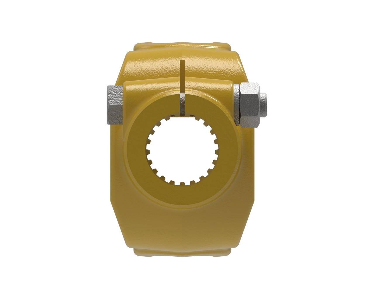 Weasler 1-3/8" x 21 Spline Bore & Clamp Connection Implement Yoke ...