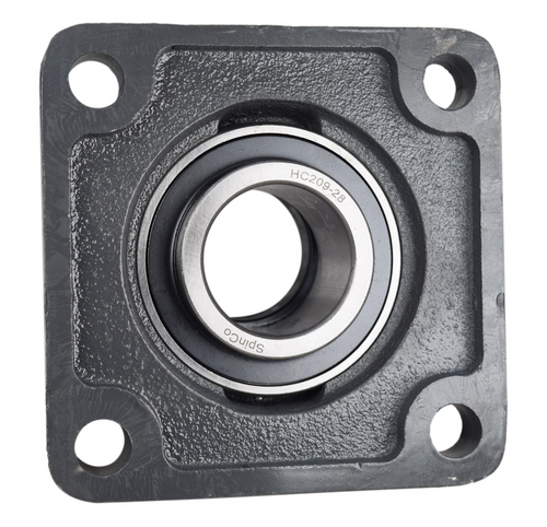 1-3/4" Bore, 4-Bolt Cast Flange Bearing 4.13" Centers, w/ Lock Collar ...