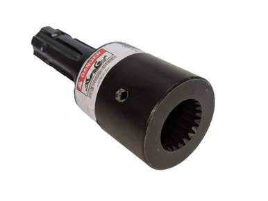 PTO Adapter 1 3/8" 21 Spline x 1 3/8" 6 Spline with Set Screw ...