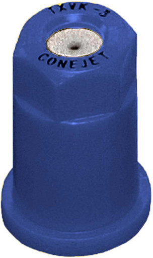 TeeJet VisiFLo Conejet Hollow Cone Spray Tip Blue Acetal with SS insert ...