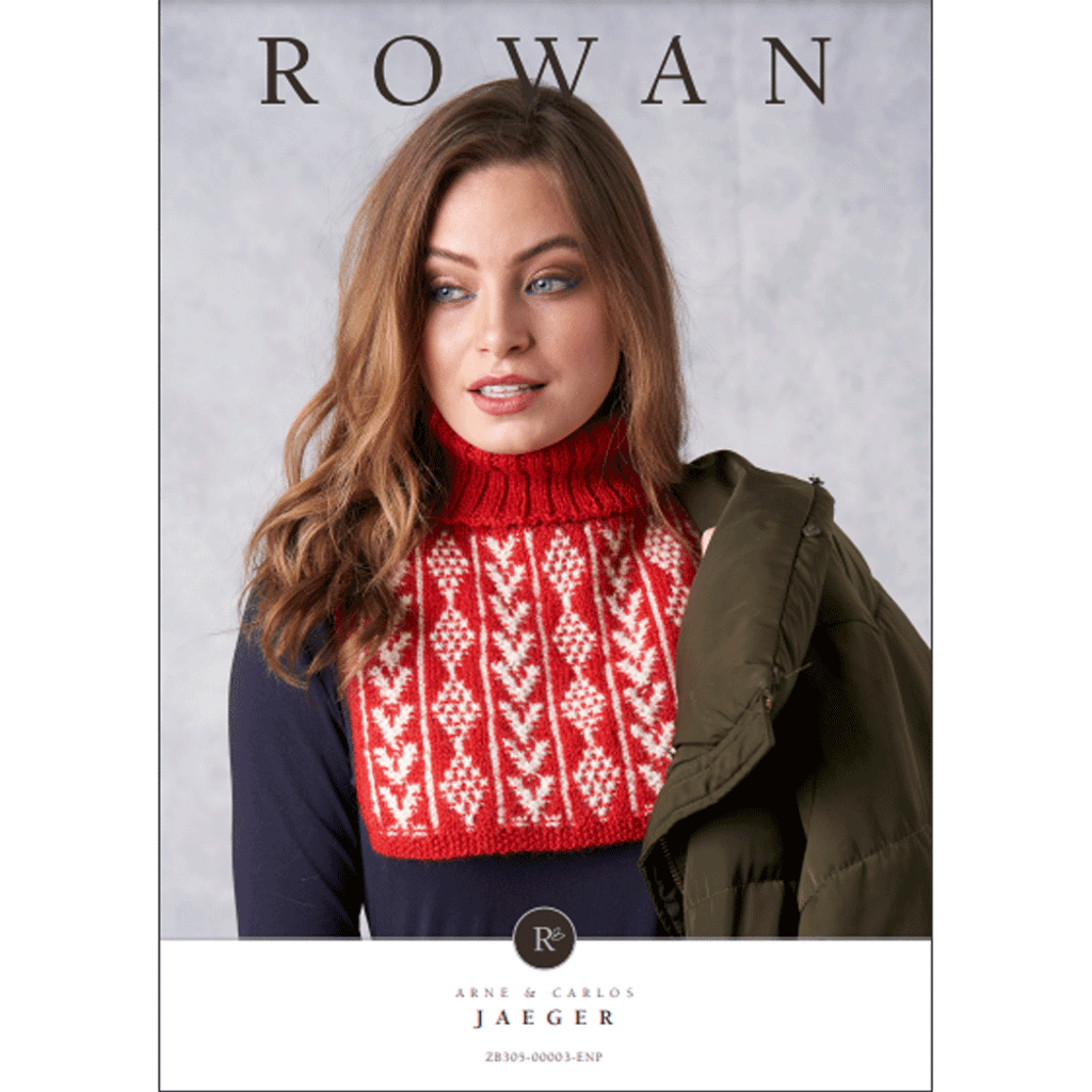 Rowan Adults Jaeger Dickie Knitting Pattern Using Norwegian Wool