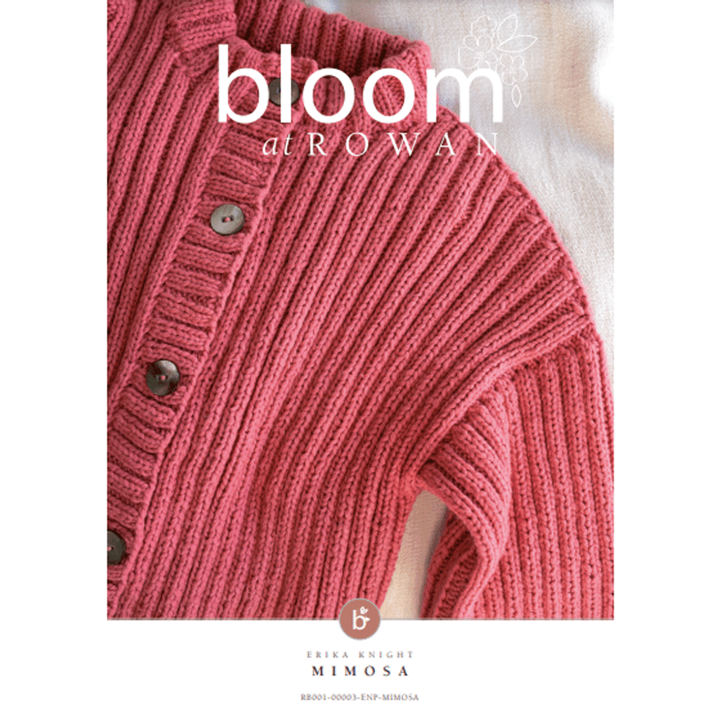 Rowan Womens Mimosa Cardigan Knitting Pattern Using Cotton Wool