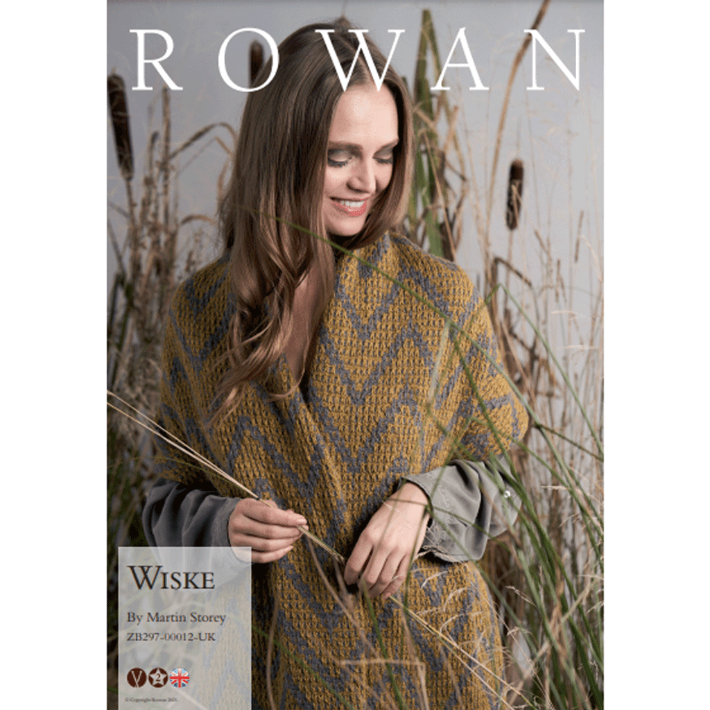 Rowan Ladies Wiske Wrap Knitting Pattern Using Moordale Outback Yarns