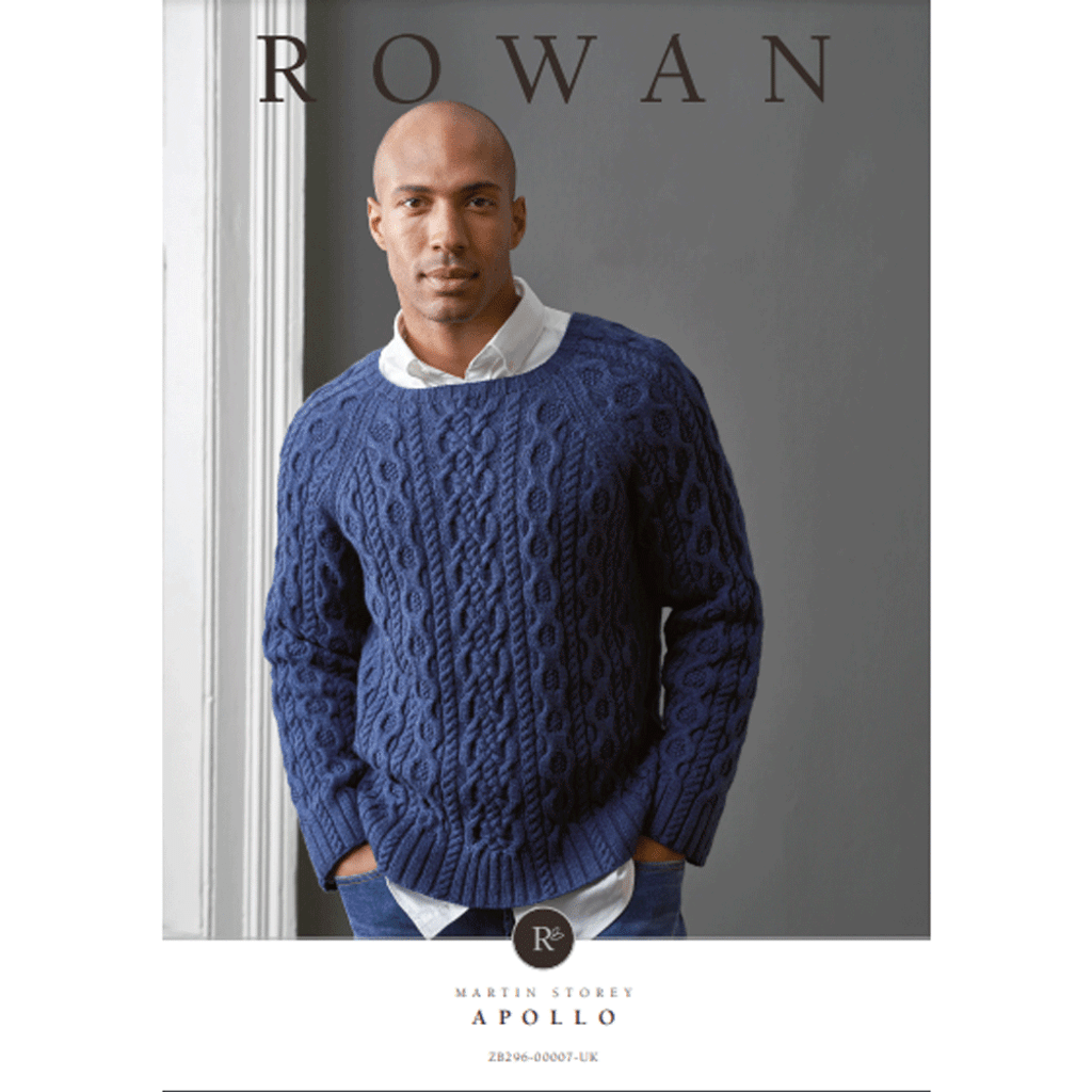 Rowan Mens Apollo Sweater Knitting Pattern Using Softyak Dk Outback