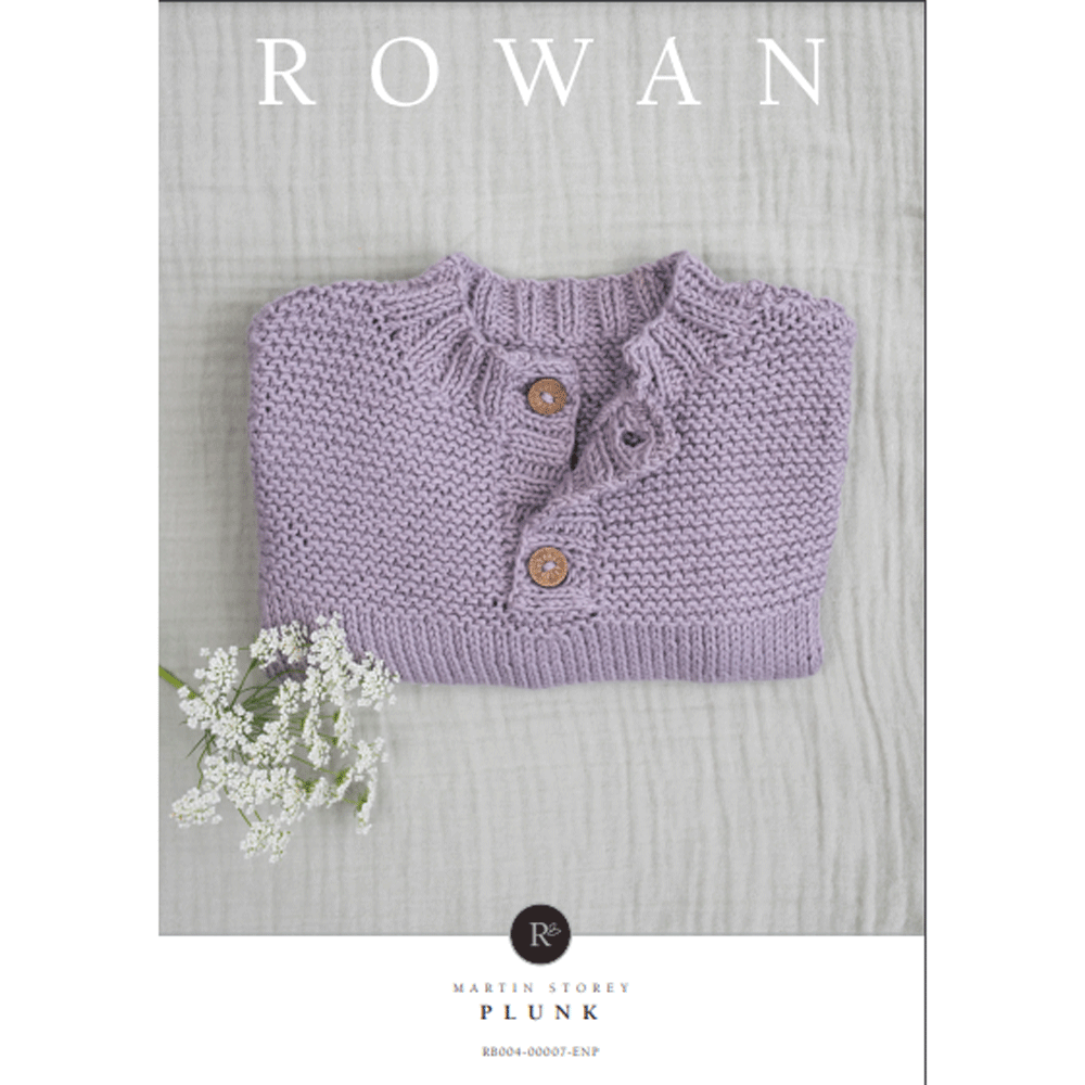 Rowan Babies Plunk Sweater Knitting Pattern using Summerlite DK ...