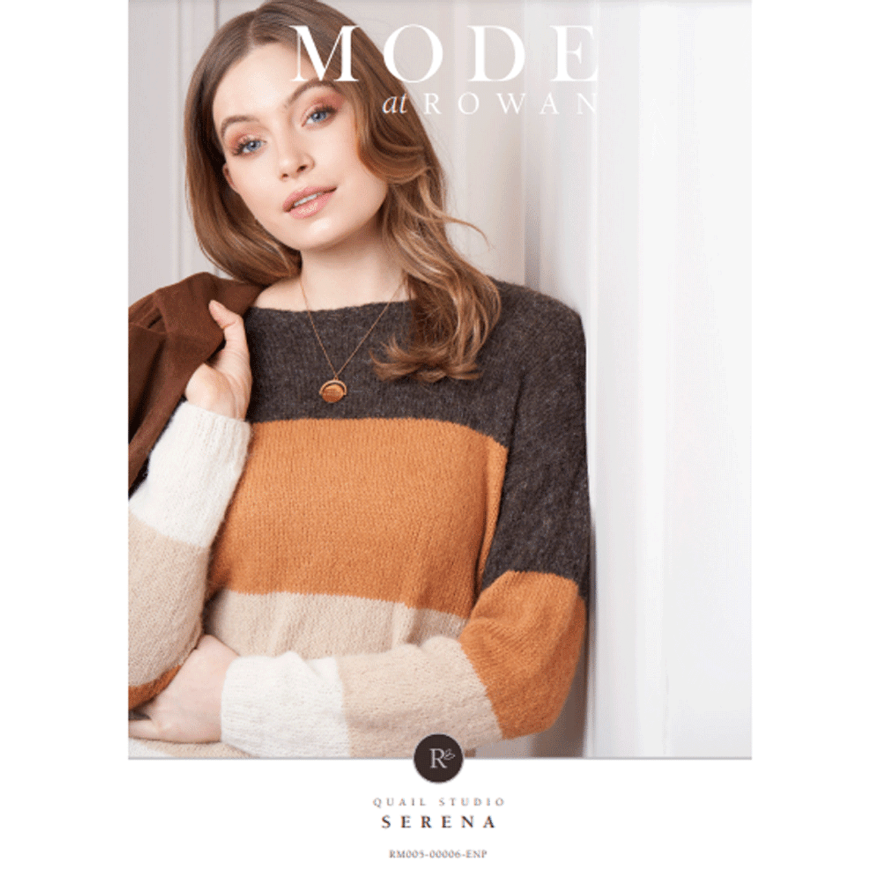 Rowan Ladies Serena Sweater Knitting Pattern Using Alpaca Classic
