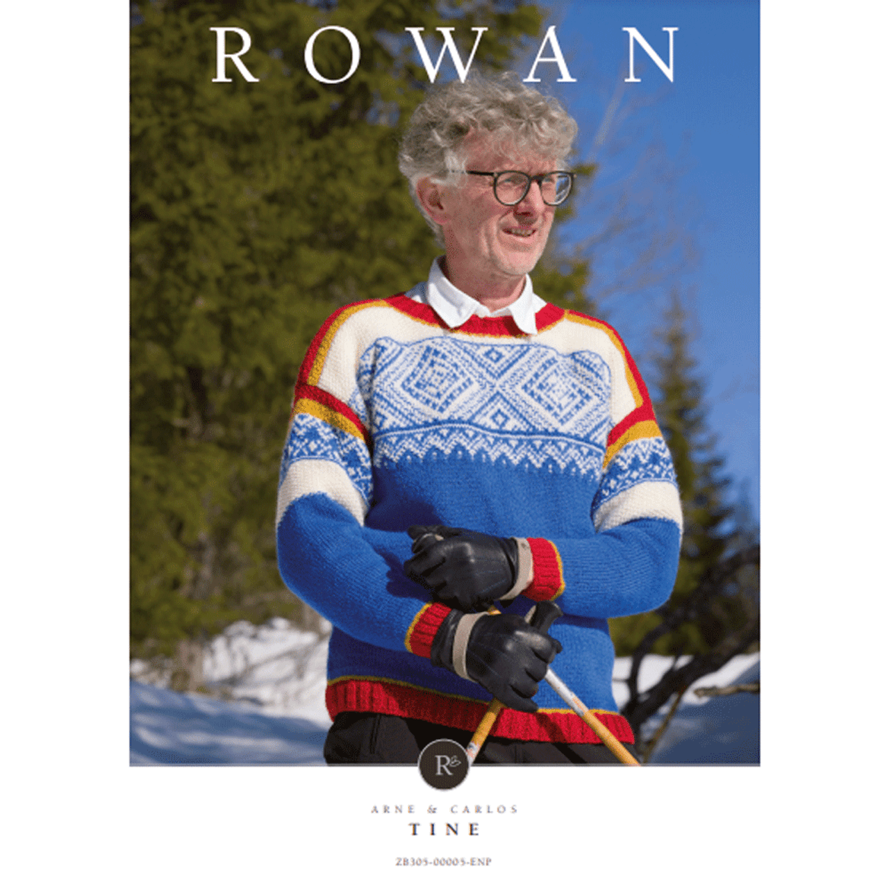 Rowan Adults Tine Sweater Knitting Pattern Using Norwegian Wool