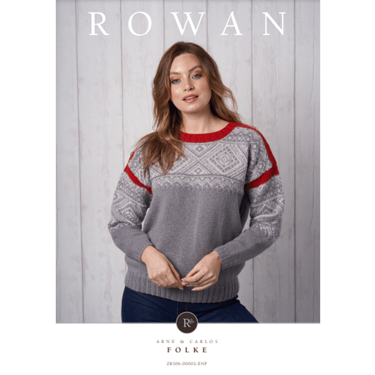 Rowan Adults Folke Sweater Knitting Pattern Using Norwegian Wool