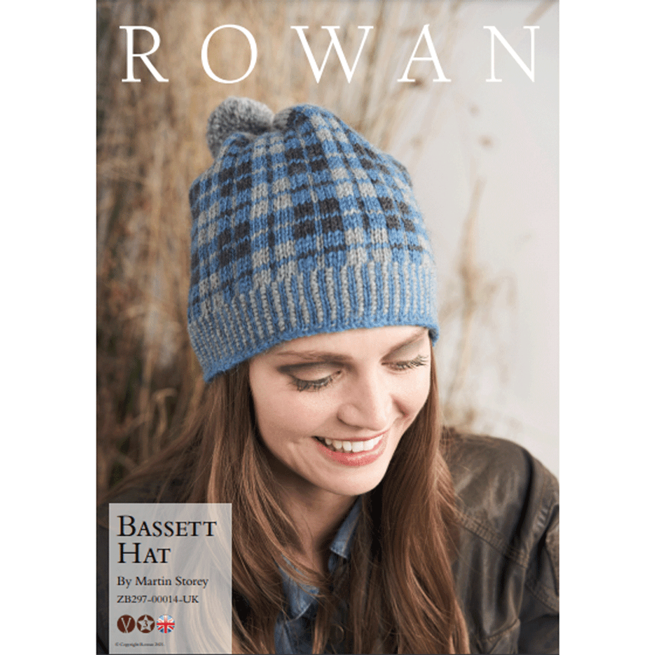 Rowan Ladies Bassett Hat Knitting Pattern Using Moordale Outback Yarns