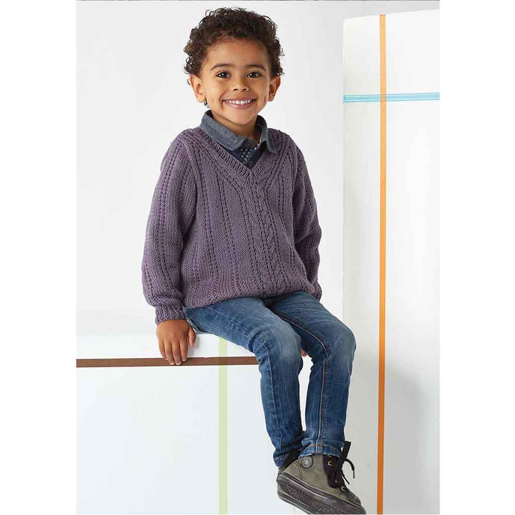 Rowan Franklin Children & Babies Sweater Pattern | Outback Yarns
