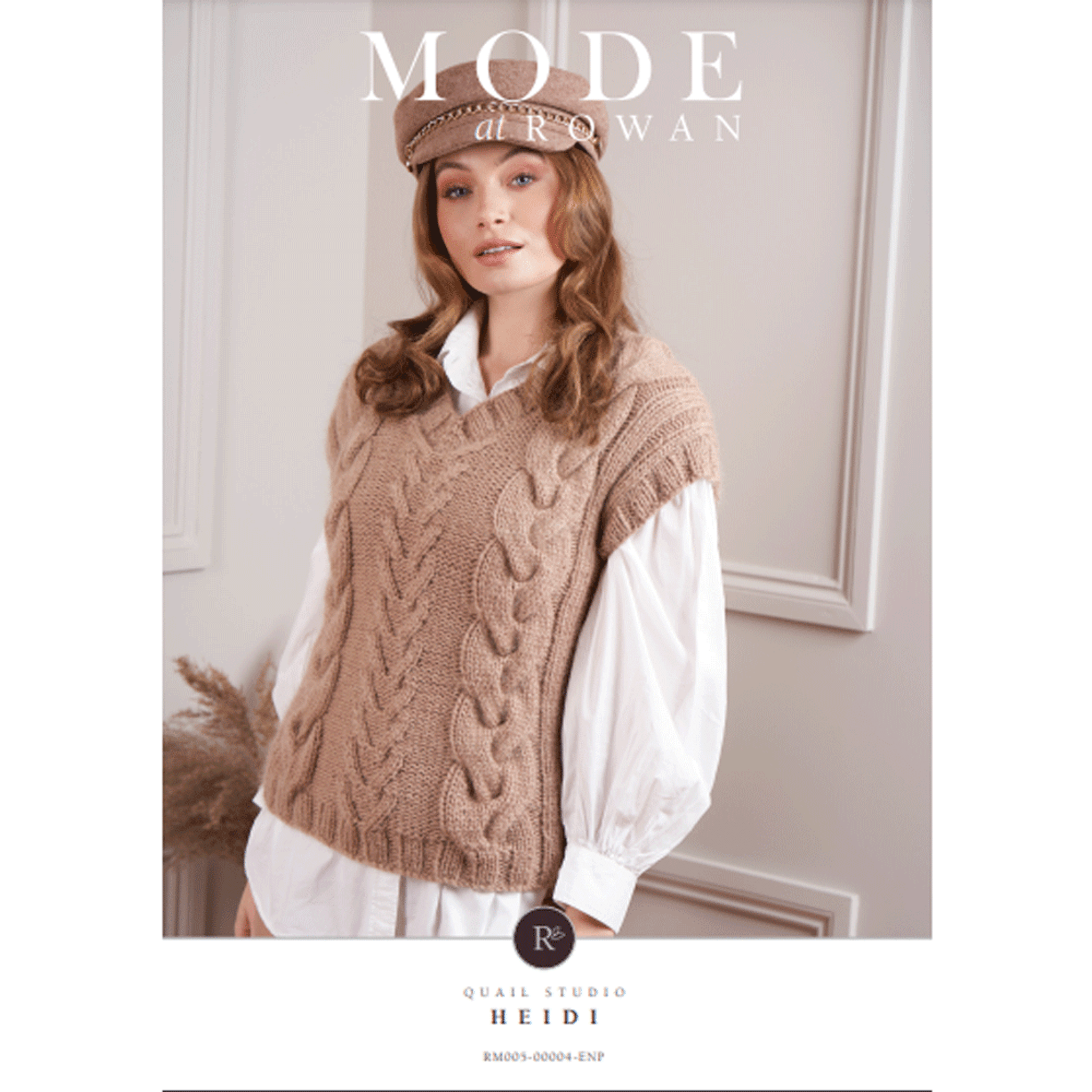 Rowan Womens Heidi Vest Top Knitting Pattern Using Merino Aria And