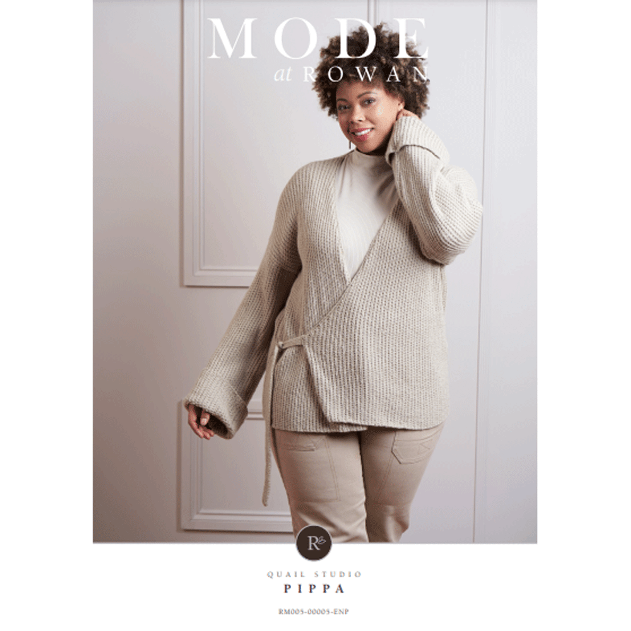 Rowan Womens Pippa Cardigan Knitting Pattern Using Alpaca Soft Dk
