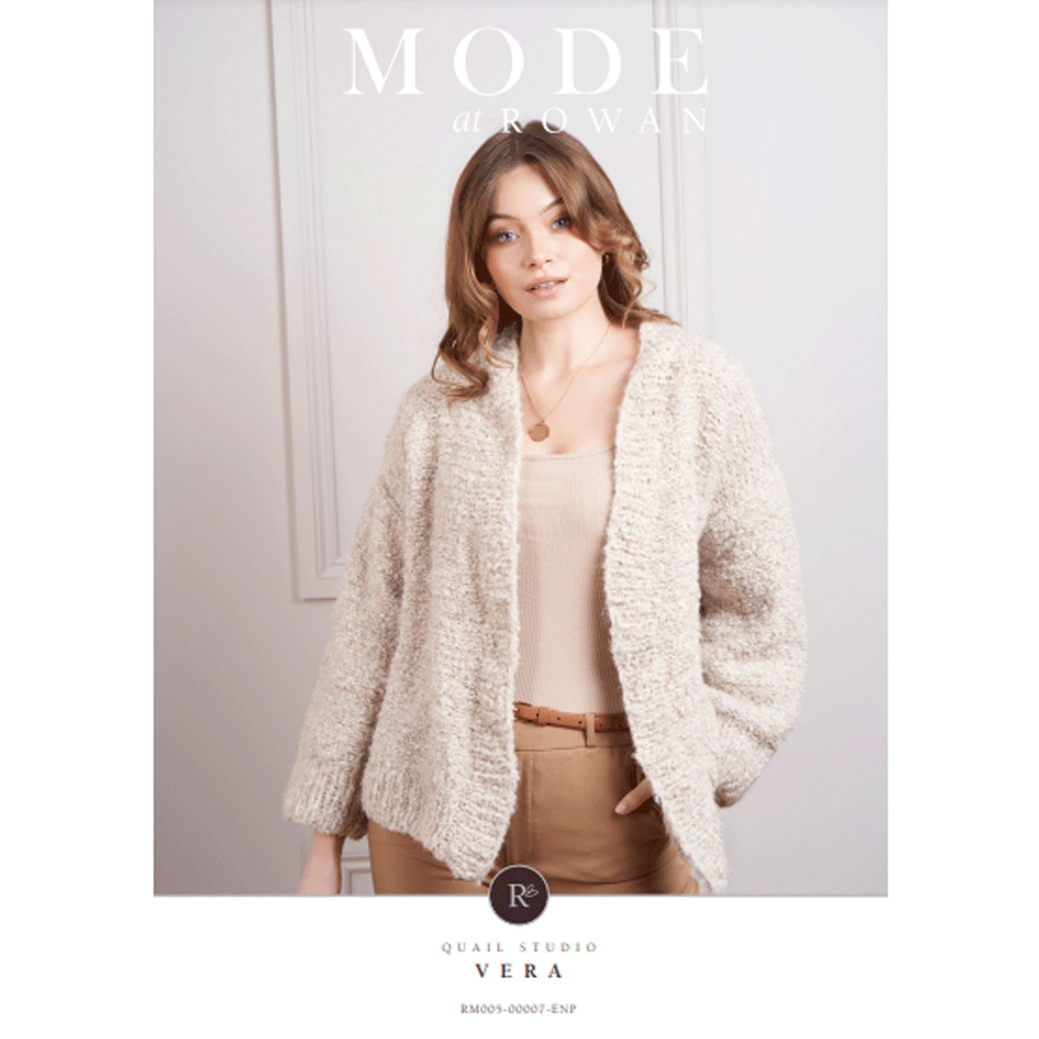 Rowan Ladies Vera Cardigan Knitting Pattern Using Soft Boucle Outback
