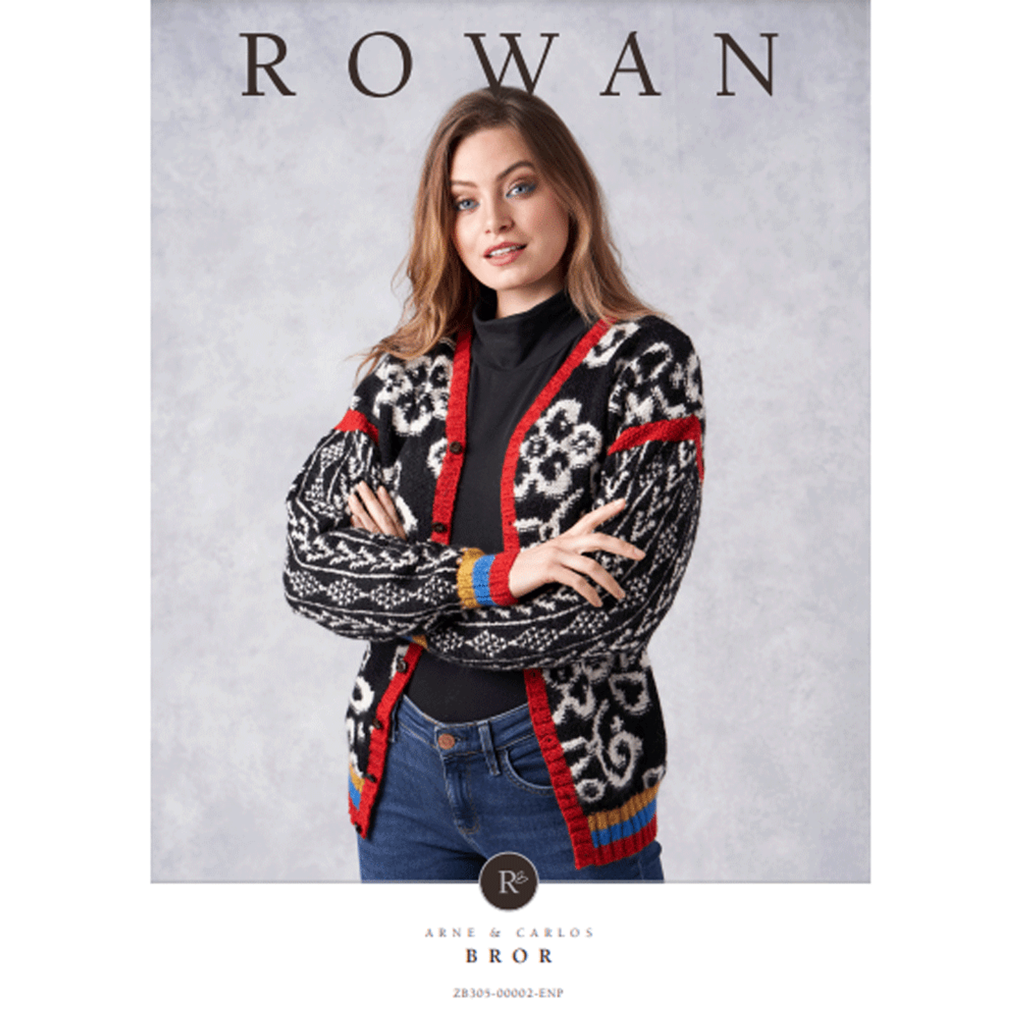 Rowan Ladies Bror Cardigan Knitting Pattern Using Norwegian Wool