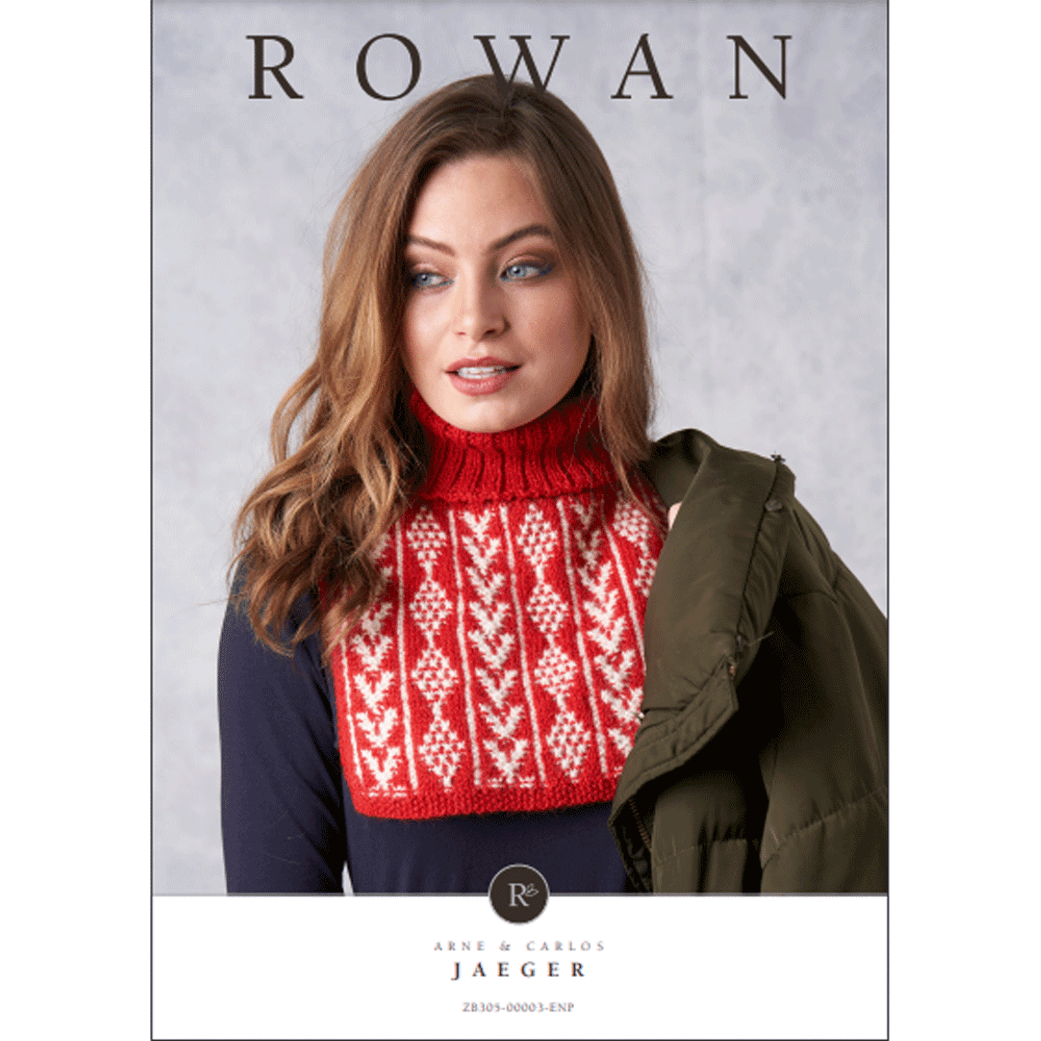Rowan Adults Jaeger Dickie Knitting Pattern Using Norwegian Wool