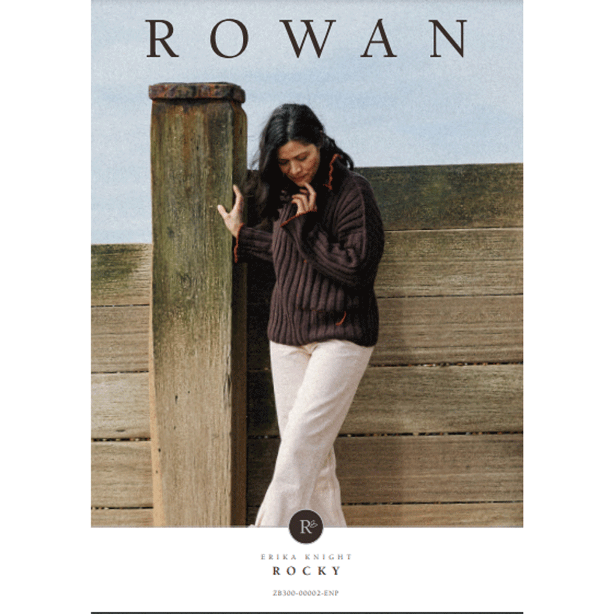 Rowan Womens Rocky Sweater Knitting Pattern Using Pebble Island