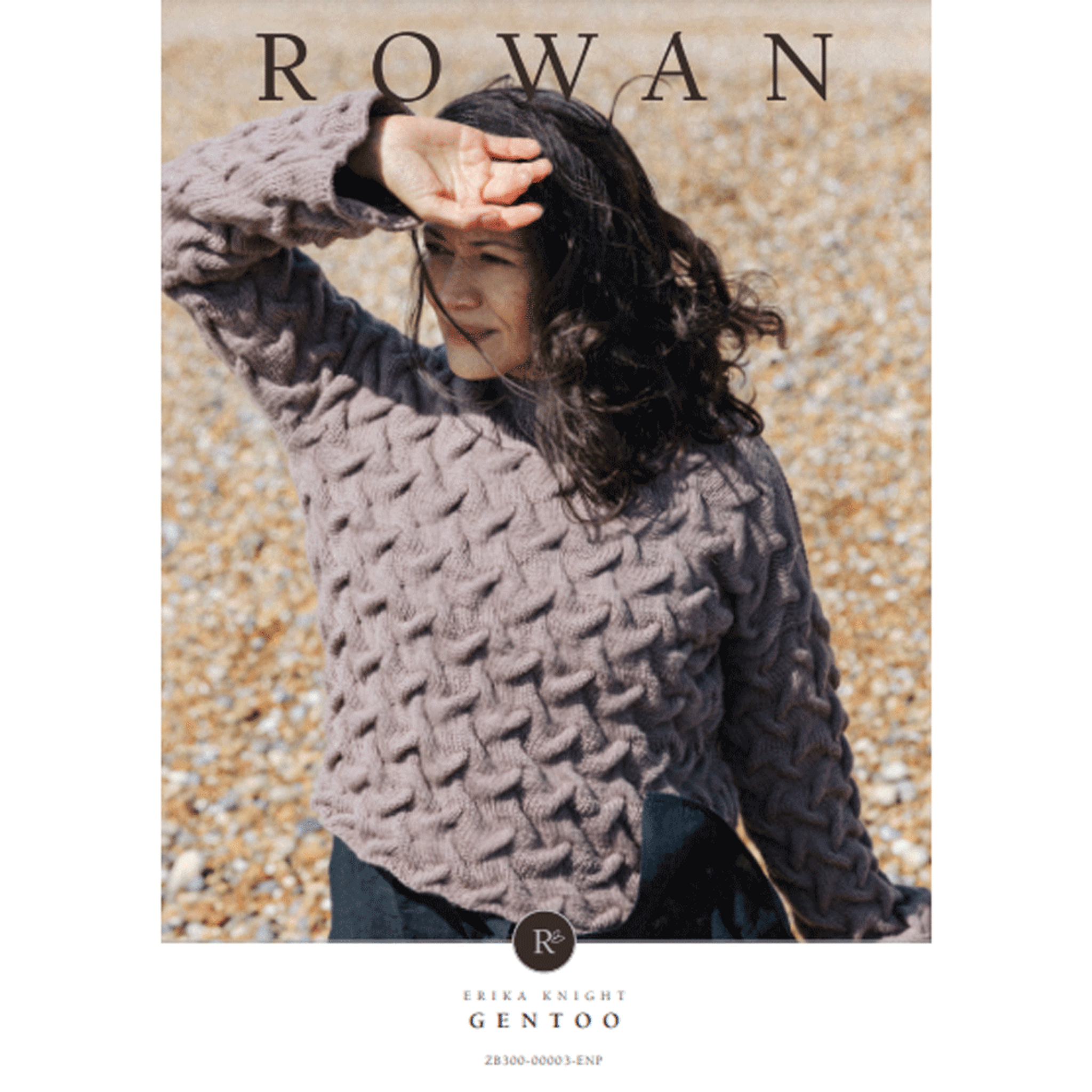 Rowan Womens Gentoo Sweater Knitting Pattern Using Pebble Island