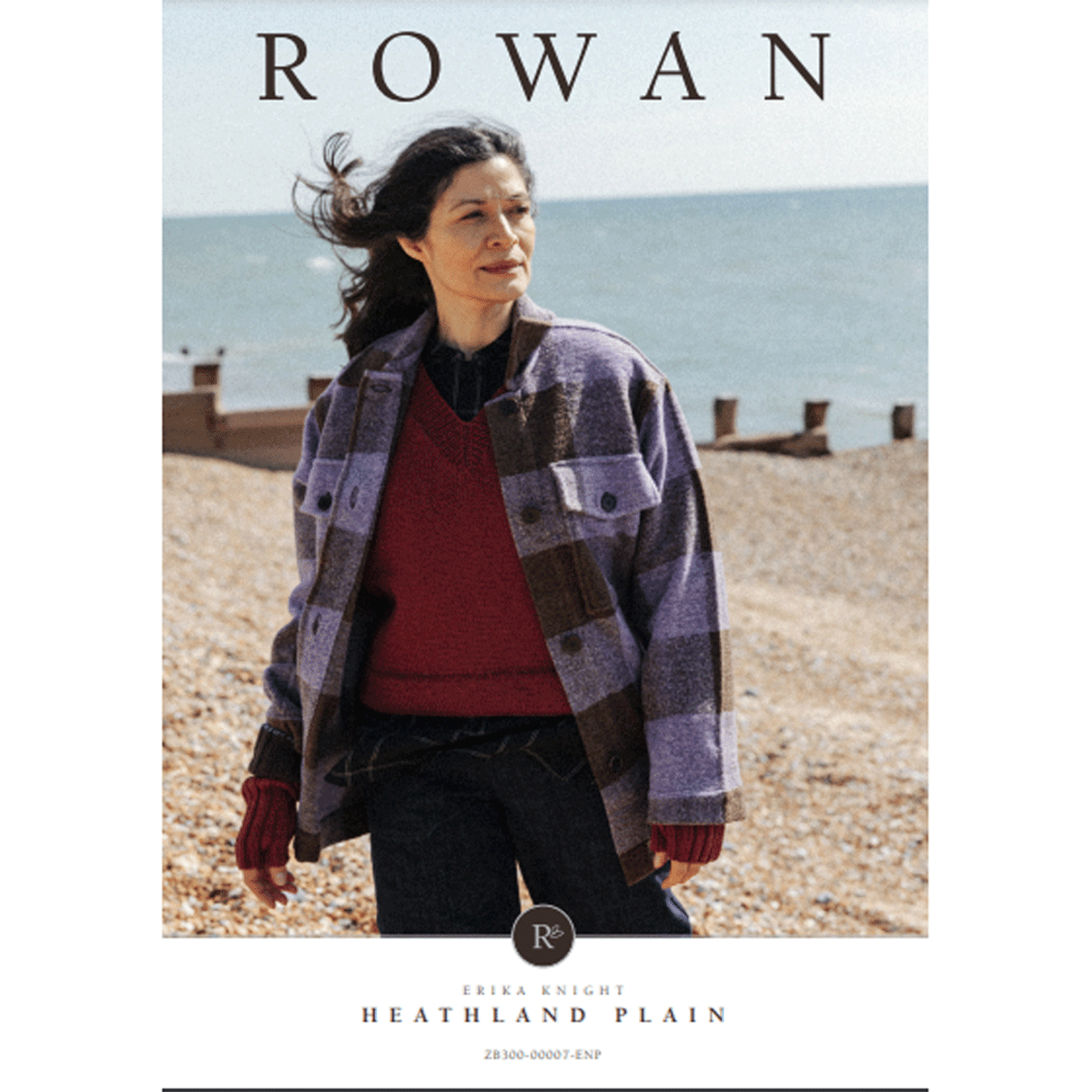 Rowan Womens Heathland Plain Vest Knitting Pattern Using Pebble Island