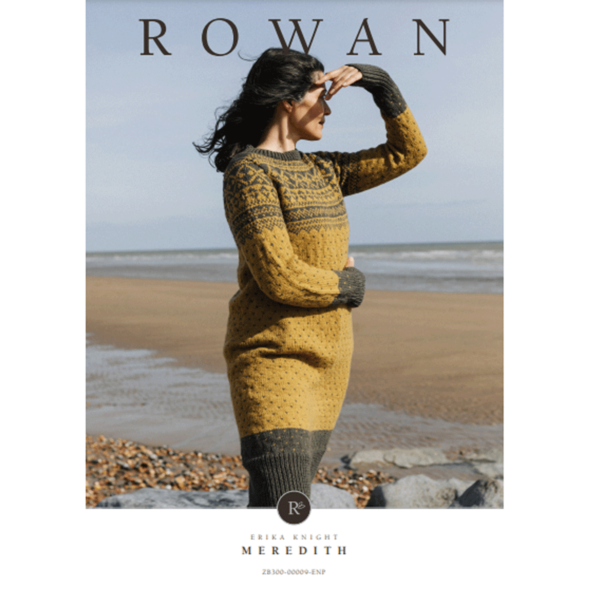 Rowan Womens Meredith Sweater Dress Knitting Pattern Using Pebble