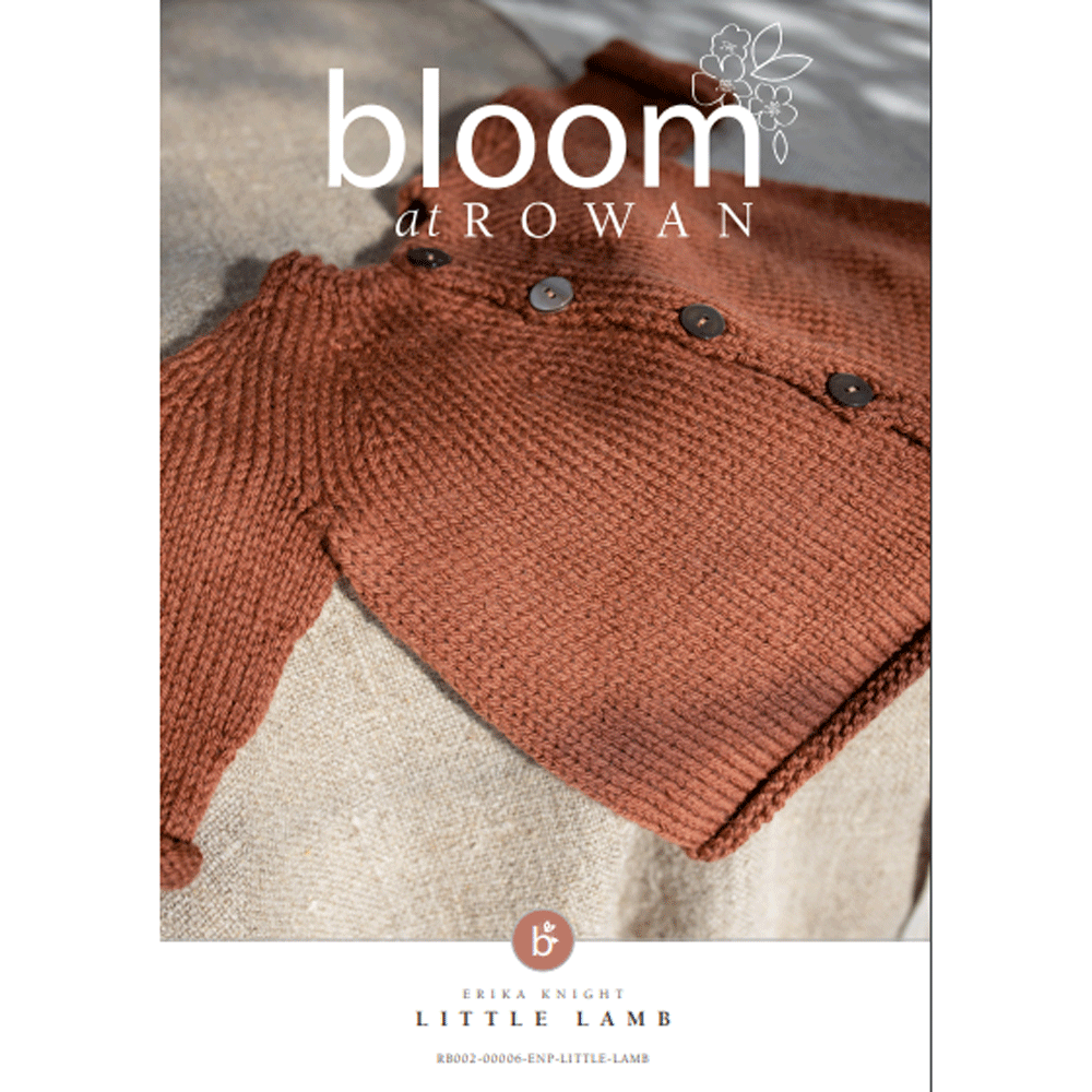 Rowan Babies Little Lamb Cardigan Knitting Pattern using Baby Cashsoft ...