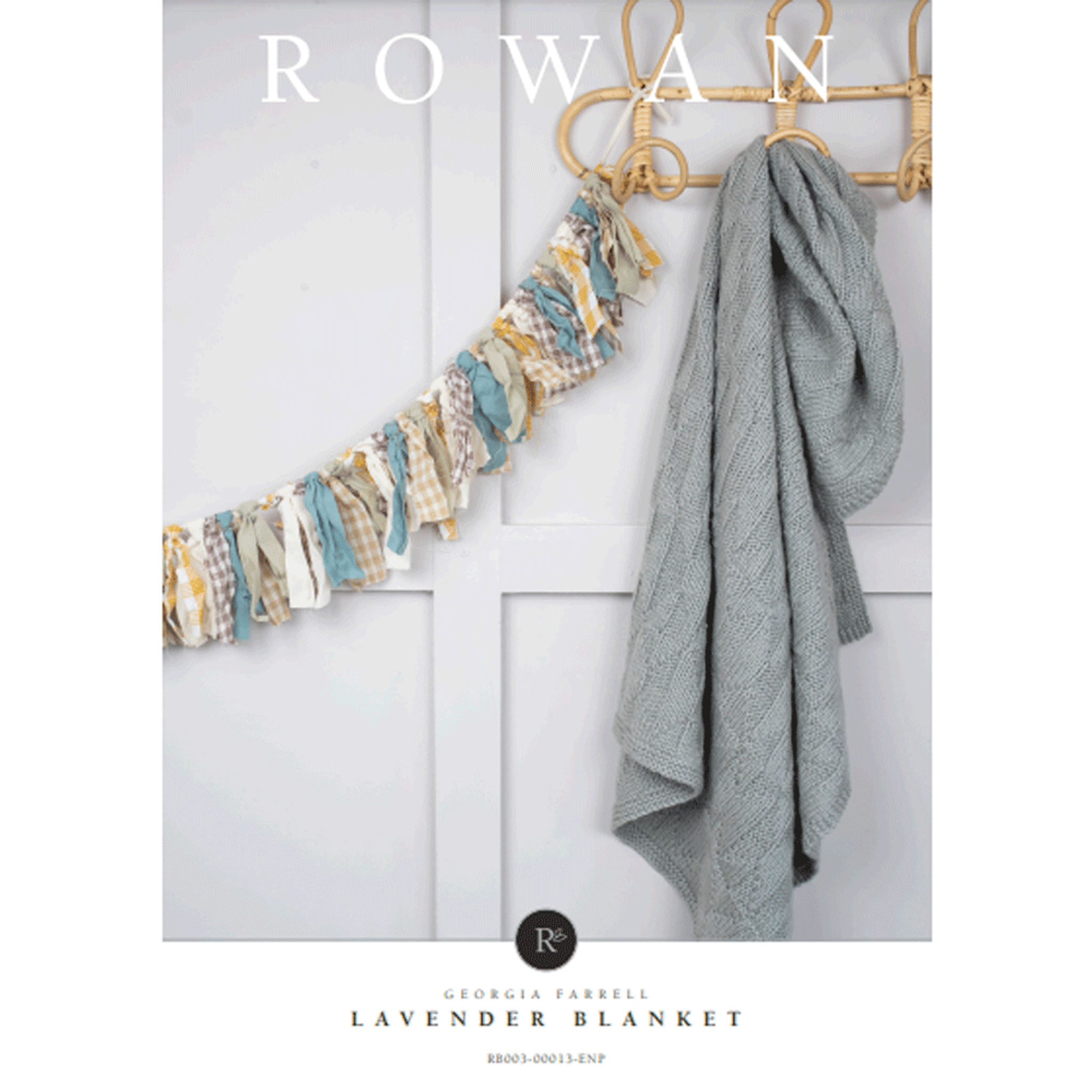 Rowan Home Lavender Blanket Knitting Pattern Using Cotton Wool