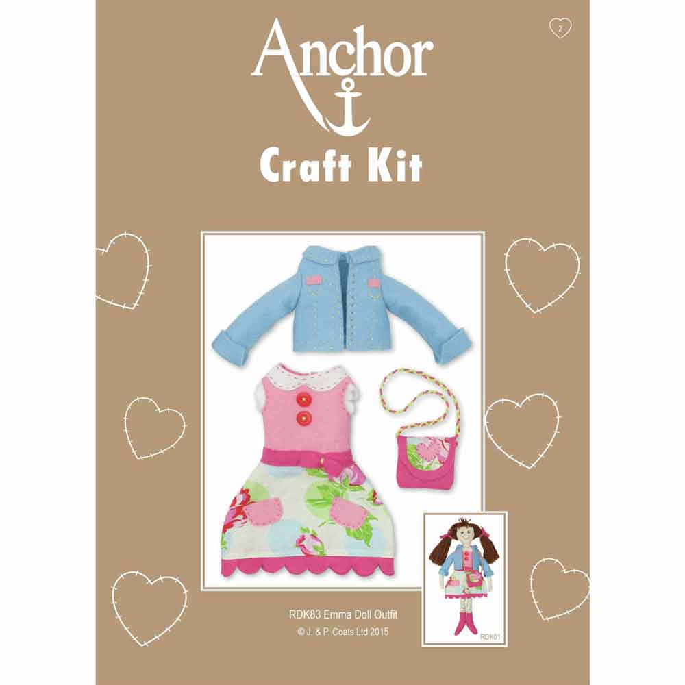 Anchor Craft Kit | Emma Doll Outfit | Outback Yarns