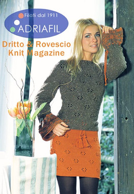 Tulip Set, Jumper & Skirt Pattern | Adriafil Regina & Point Knitting ...