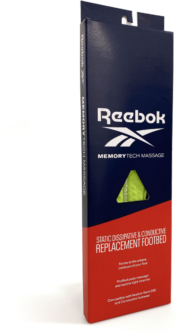 Reebok Memory Tech Insoles - Comfort Massage Footbed - Shoe Inserts