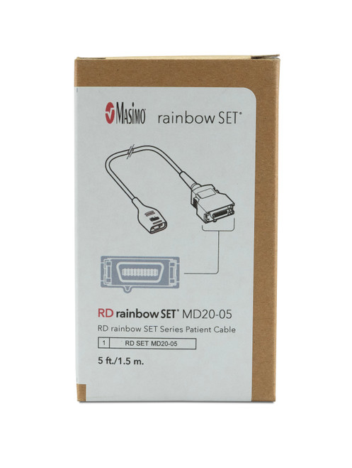 Masimo® RD rainbow SET MD20-05, 20-pin Patient Cable, 5 ft