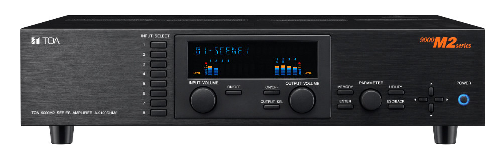 TOA A-906MK2 UL 8-Channel Modular Mixer And Amplifier, 60W, 42% OFF