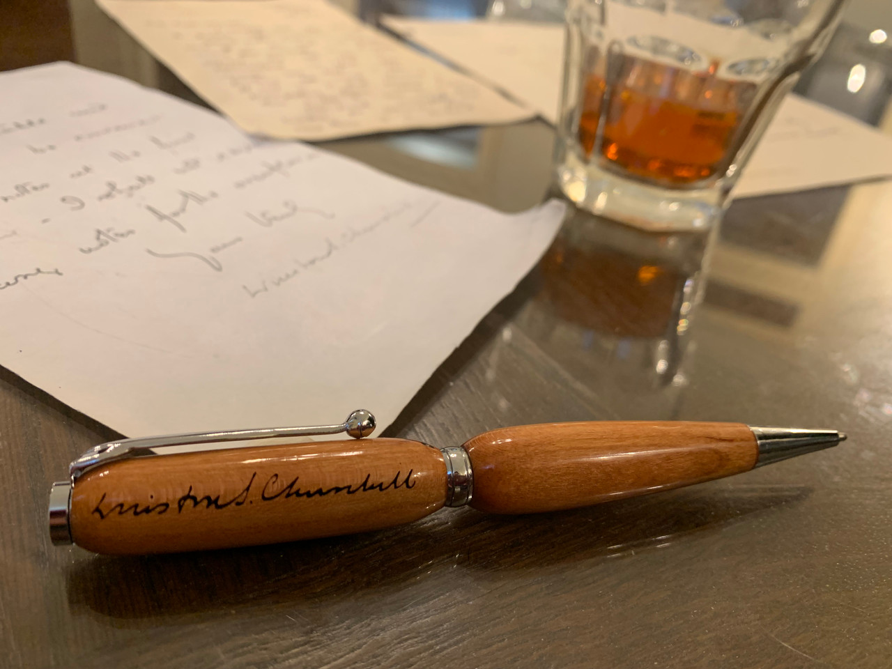 Cherry Pen - Medium Body - America's National Churchill Museum Store