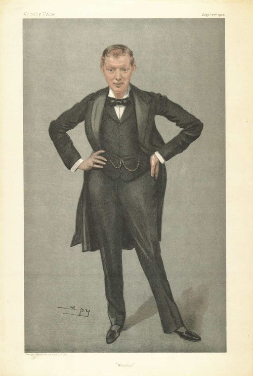 "Winston" cartoon by Spy (Leslie Ward) from Vanity Fair medium print ...