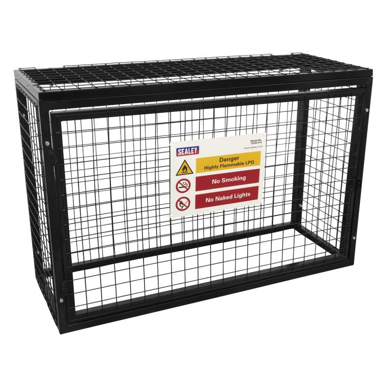 GCSC419 Safety Cage - 4 x 19kg Gas Cylinders - Diamond Industrial Supplies