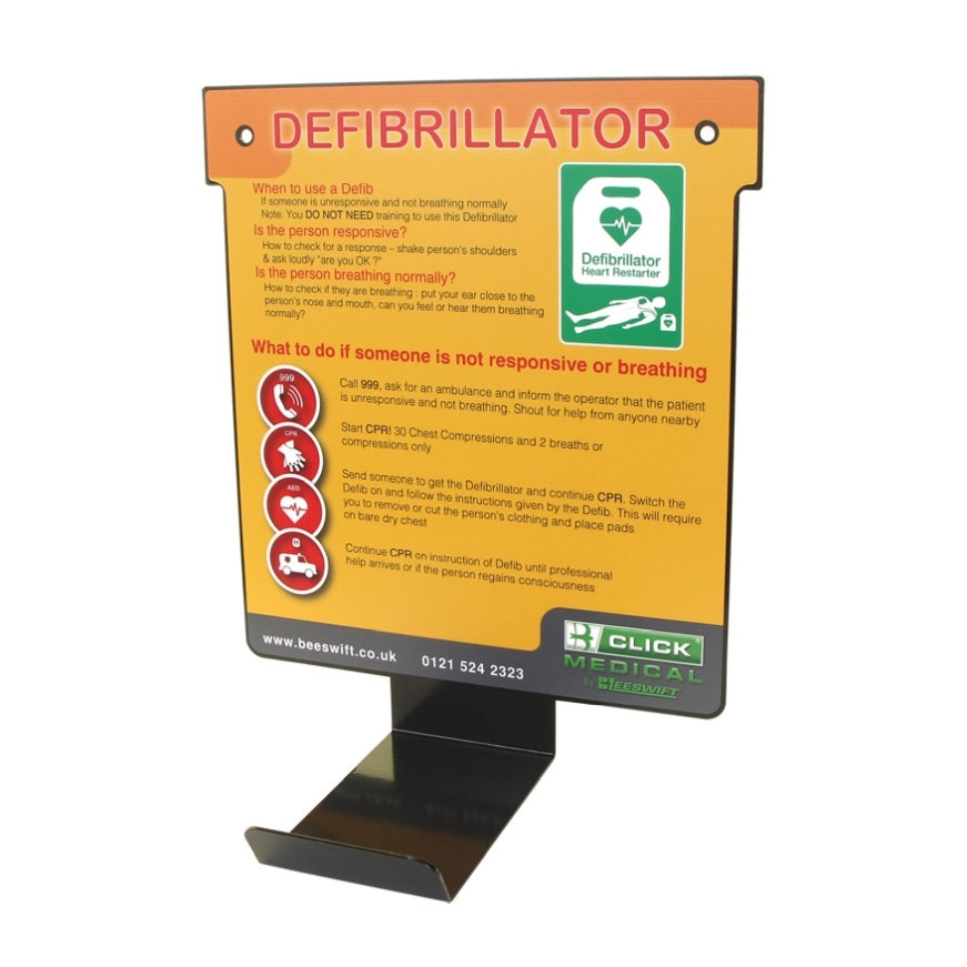Click Medical Defibrillator Wall Hanger - Diamond Industrial Supplies
