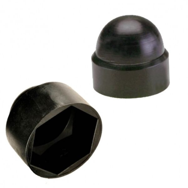 M5 Bolt & Nut Protection Cap Black (8mm AF) (100) - Diamond Industrial ...